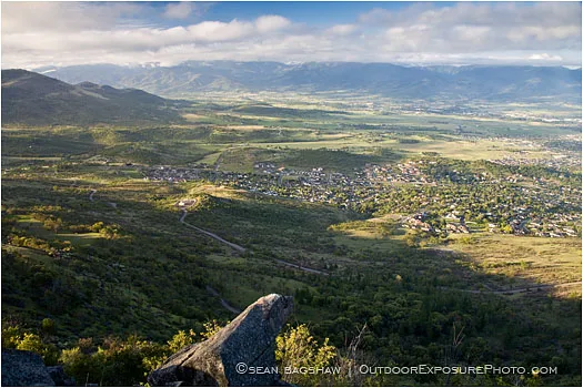 Rogue Valley View Stock Image Medford, Oregon - Sean Bagshaw Outdoor ...