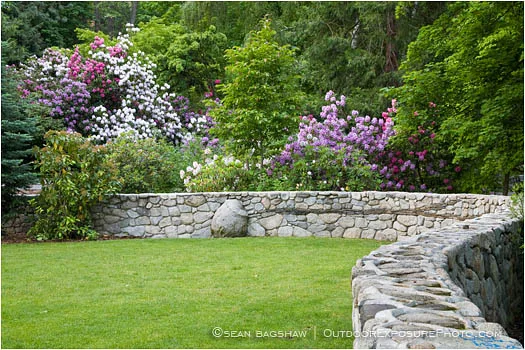 Lithia Park Stone Wall Stock Image, Ashland, Oregon - Sean Bagshaw ...
