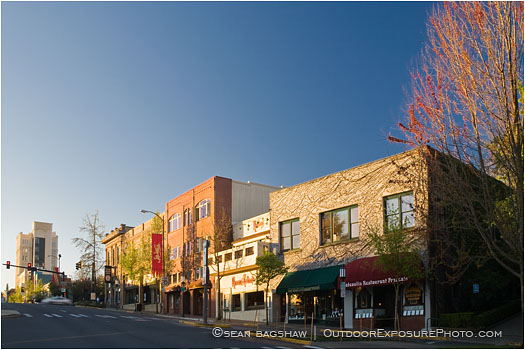 Main Street Morning 4 Stock Image Ashland, Oregon - Sean Bagshaw ...
