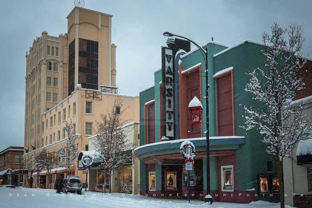 Snowy Downtown 31 Stock Image, Ashland, Oregon - Sean Bagshaw Outdoor ...