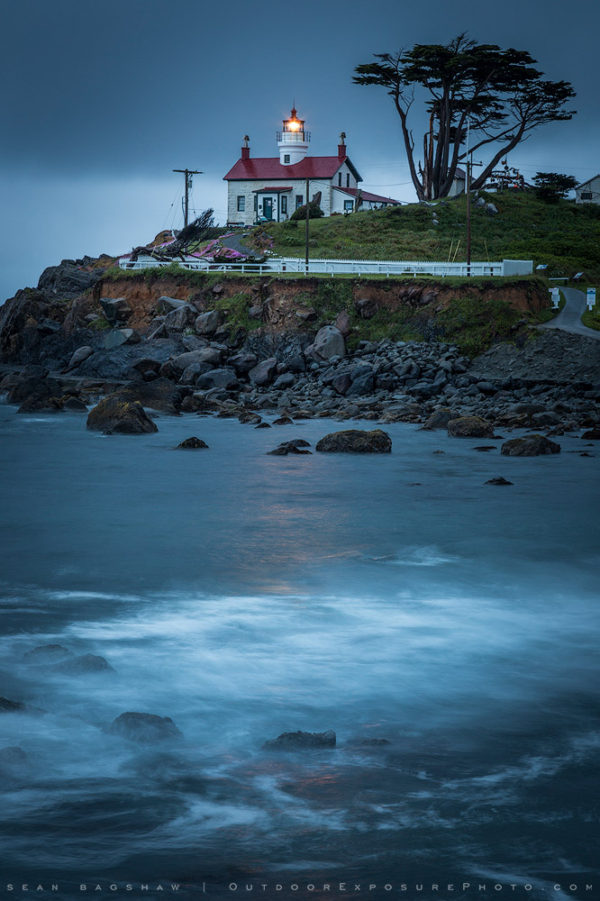 battery point lighthouse stock image, crescent city, California - Sean ...