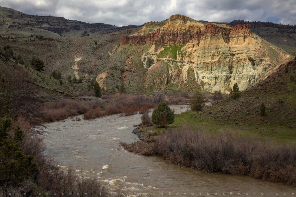 Cathedral Rock Stock Image, John Day Fossil Beds, Oregon - Sean Bagshaw ...