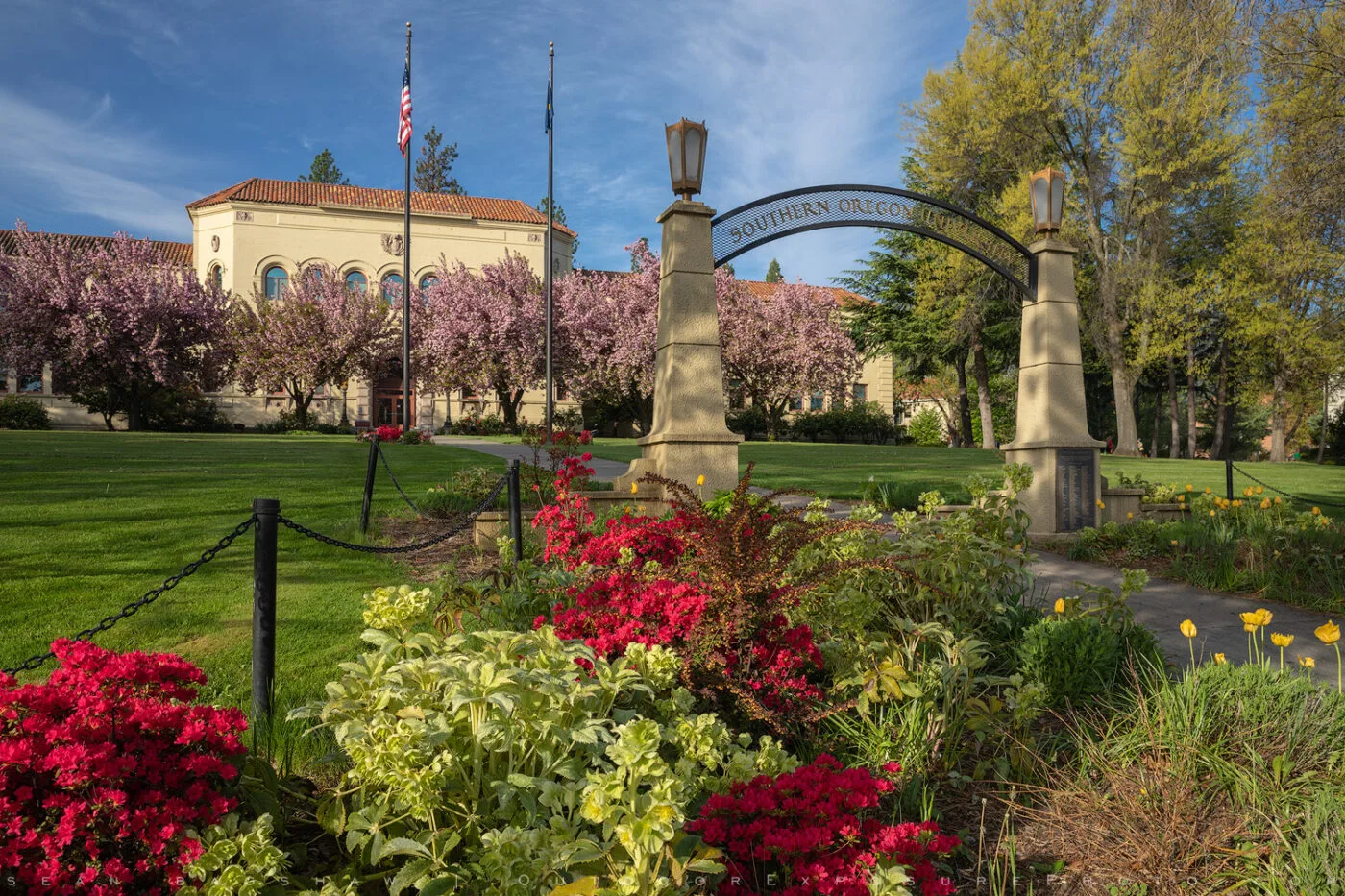 Southern Oregon University 4 Stock Image, Ashland, Oregon - Sean ...